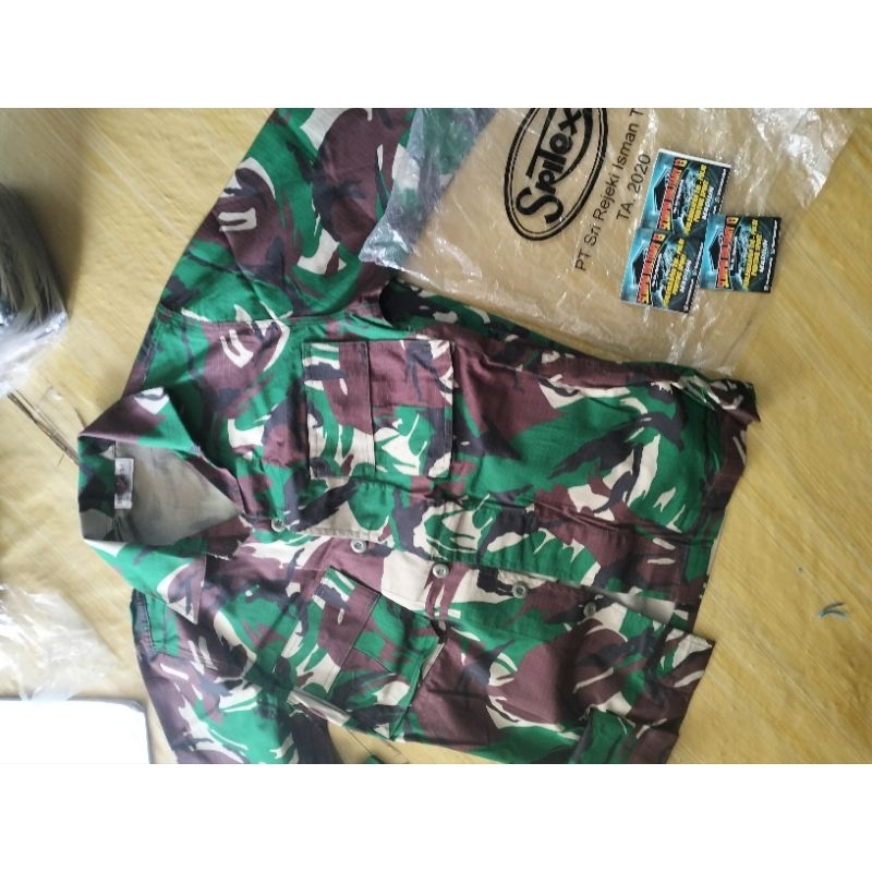 Jual BAJU PDL SRITEX JATAH TNI | Shopee Indonesia