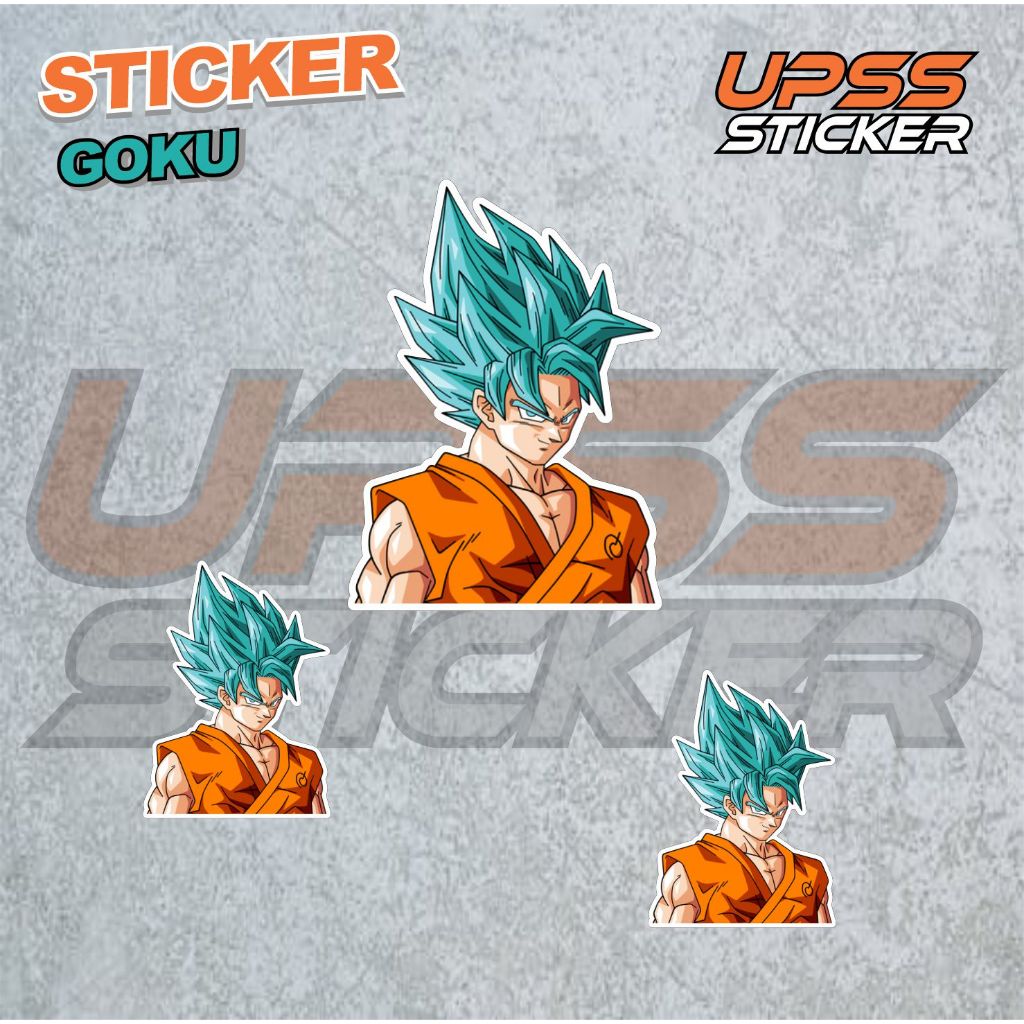 Jual Stiker Sticker Goku Super Sayyan Case Phone Logo Brand Band ...