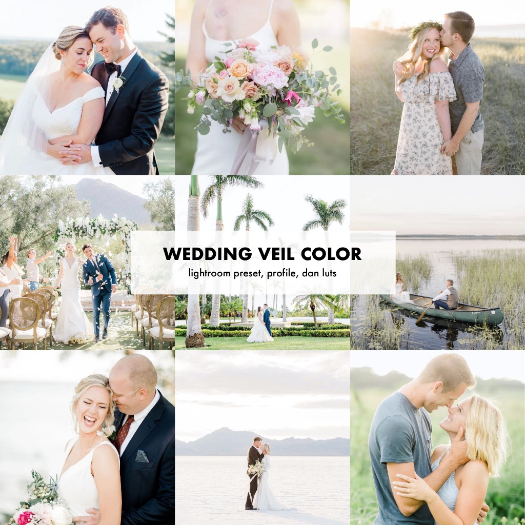 Jual Wedding Veil Color – Lightroom Preset, Profile, dan LUTs | Shopee ...
