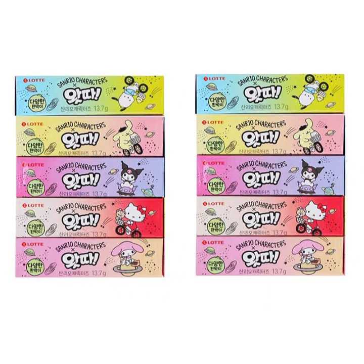Jual LOTTE WATTA Gum x Sanrio Characters Permen Karet korea | Shopee ...