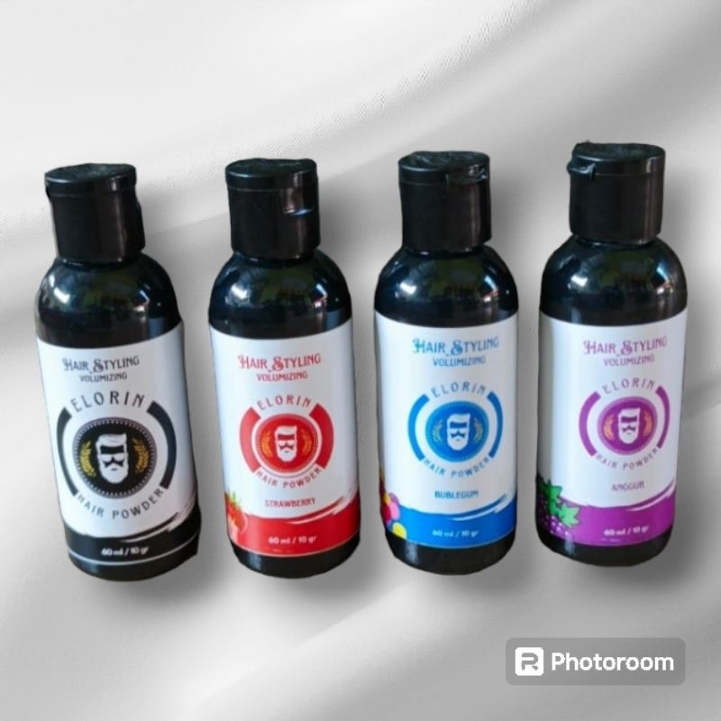 Jual Hair Powder Rambut Pria By Elorin 60ml Beraroma | Shopee Indonesia