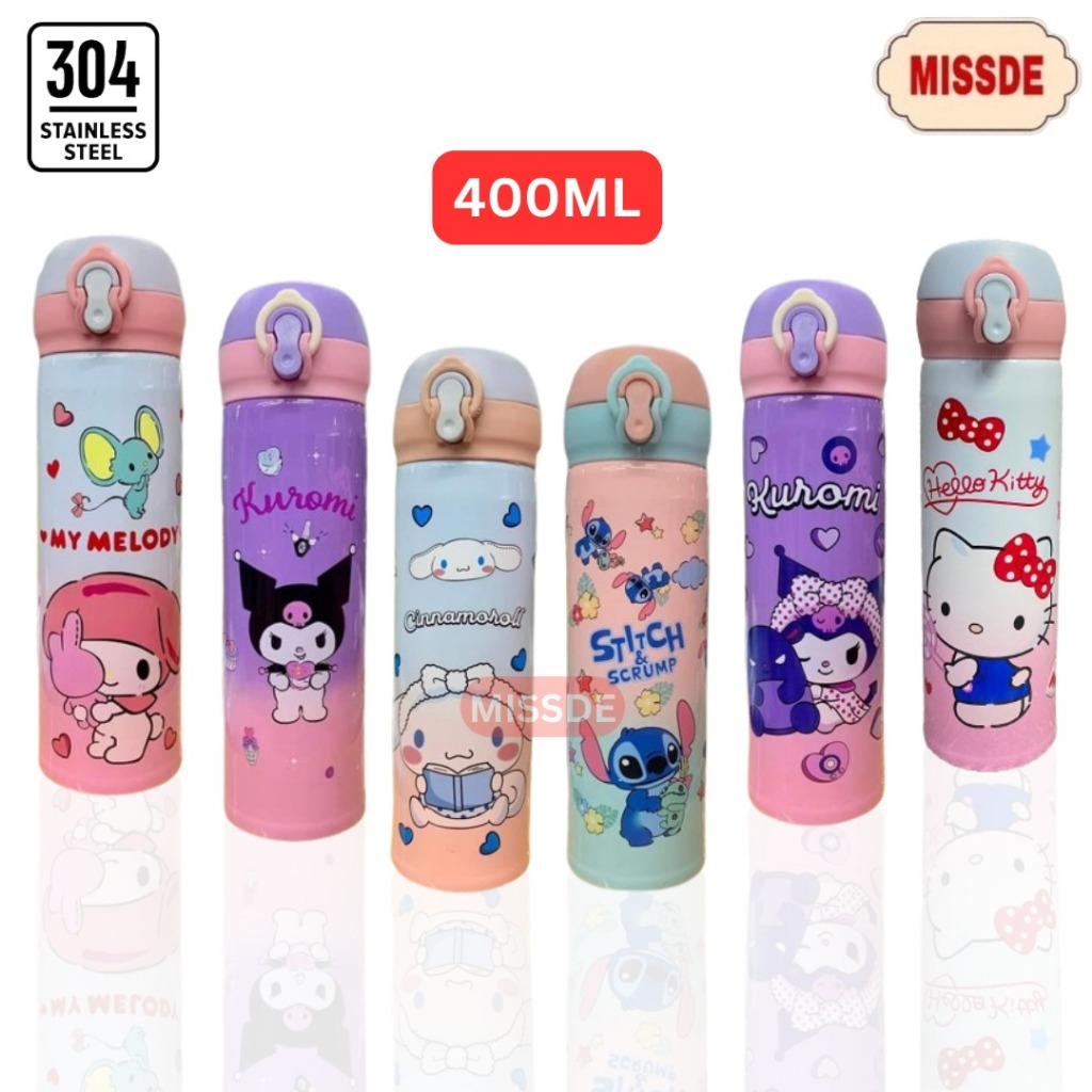 Jual BOTOL TERMOS 400ML KARAKTER SANRIO / TERMOS ANAK / BOTOL TUMBLER ...