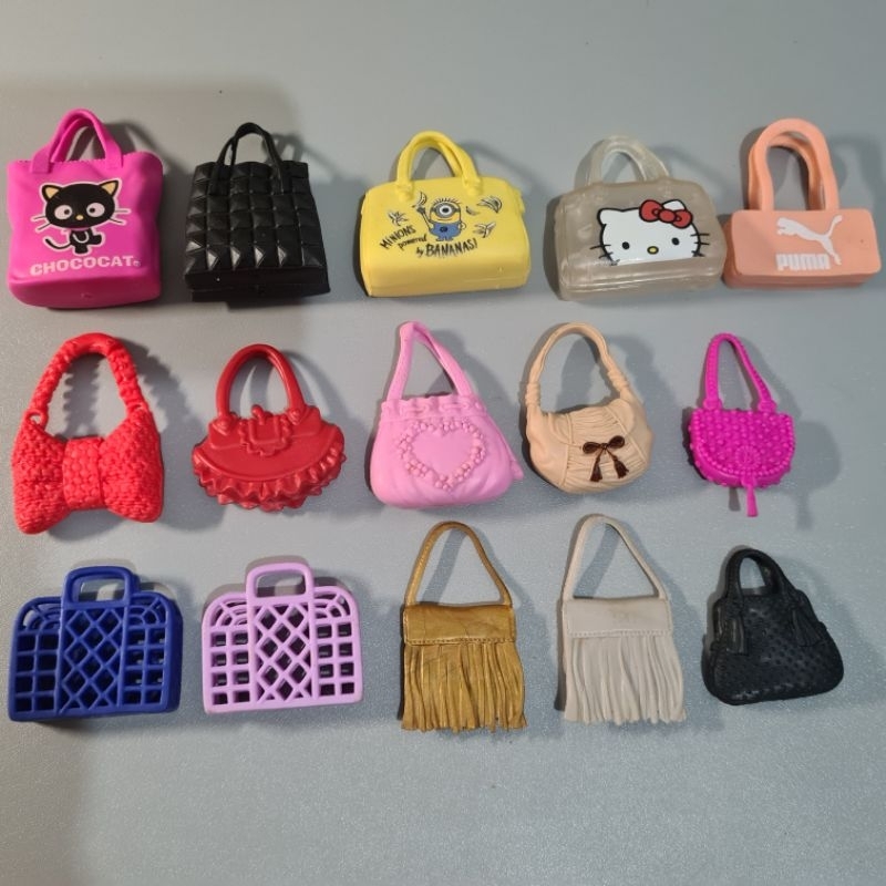 Jual [PRELOVED] Mattel Tas Barbie Bag 1/6 Scale Mini Figure | Shopee ...
