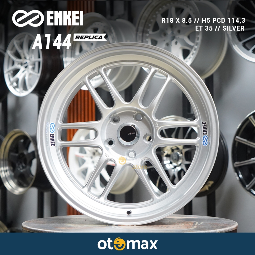 Jual Velg Mobil Enkei RPF1 A144 Ring 18 Silver | Shopee Indonesia