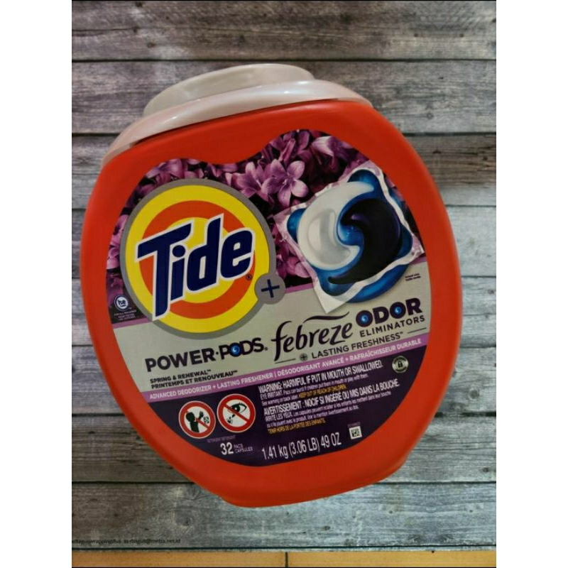 Jual Tide Power Pods Capsules Febreze Detergent Kanada Persil | Shopee ...