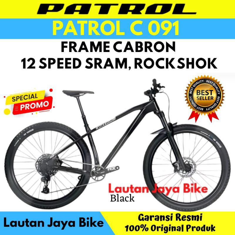Jual PATROL C091 2021 CARBON 12 SPEED SRAM SEPEDA MTB 29 PATROL ...