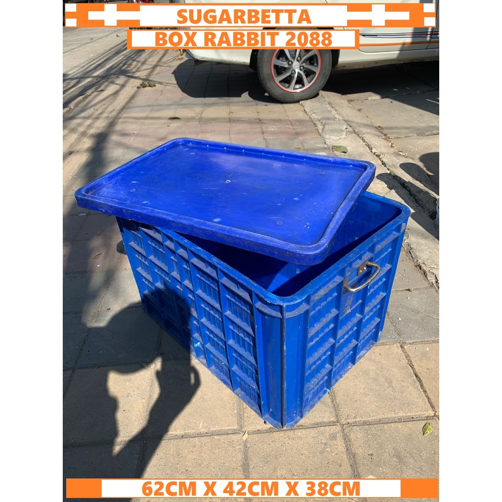 Jual BOX RABBIT CONTAINER SUDAH PLUS TUTUP RAPAT RABBIT TIPE 2088 ...