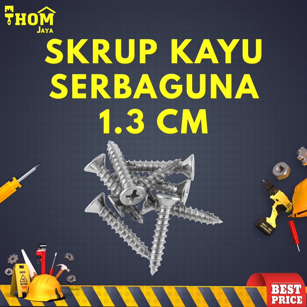 Jual SKRUP KAYU / SEKRUP KAYU SERBAGUNA / BAUT KAYU / SKRUP TAPING - 0. ...