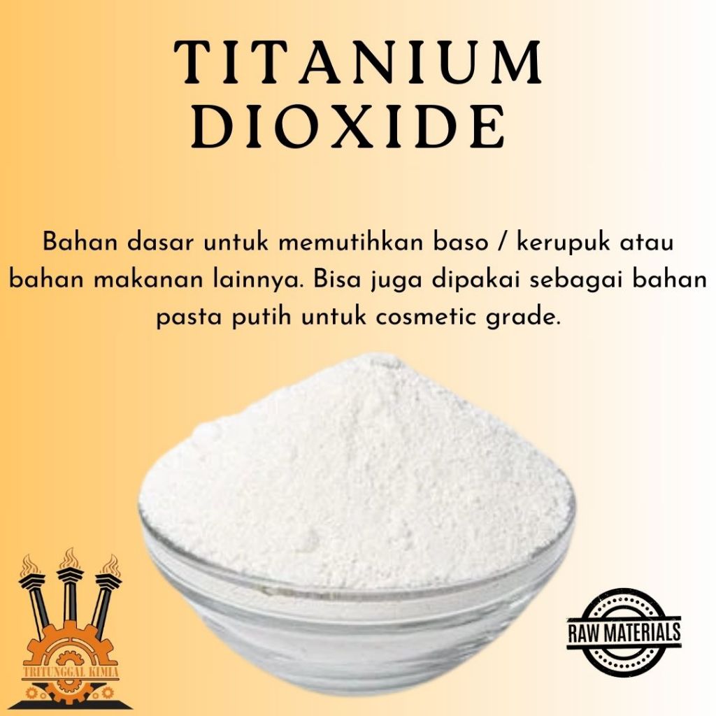 Jual Titanium Dioxide TiO2 Pemutih Makanan Food Grade 100gr / Pemutih ...