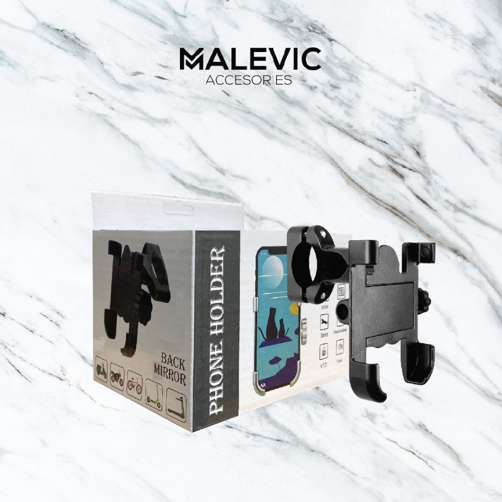Jual [MA] C1 Phone Holder Motor Sepeda Full Besi Penahan Hp Sandaran ...