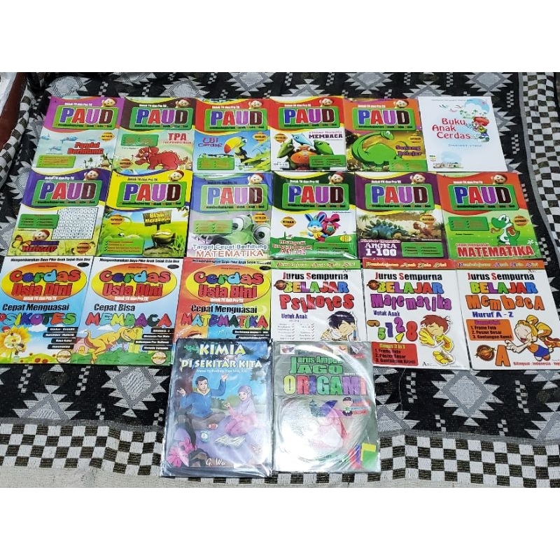 Jual BUKU PELAJARAN PAUD/TK/SD CAMPUR OBRAL MURAH (ORIGINAL 10.000% ...
