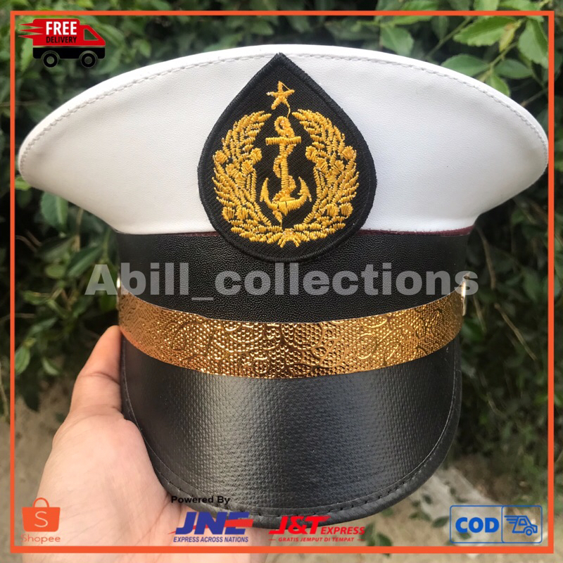 Jual TOPI PET TNI ANGKATAN LAUT ANAK CWO TK/ PUAD/ TOPI TNI AL ANAK TK ...