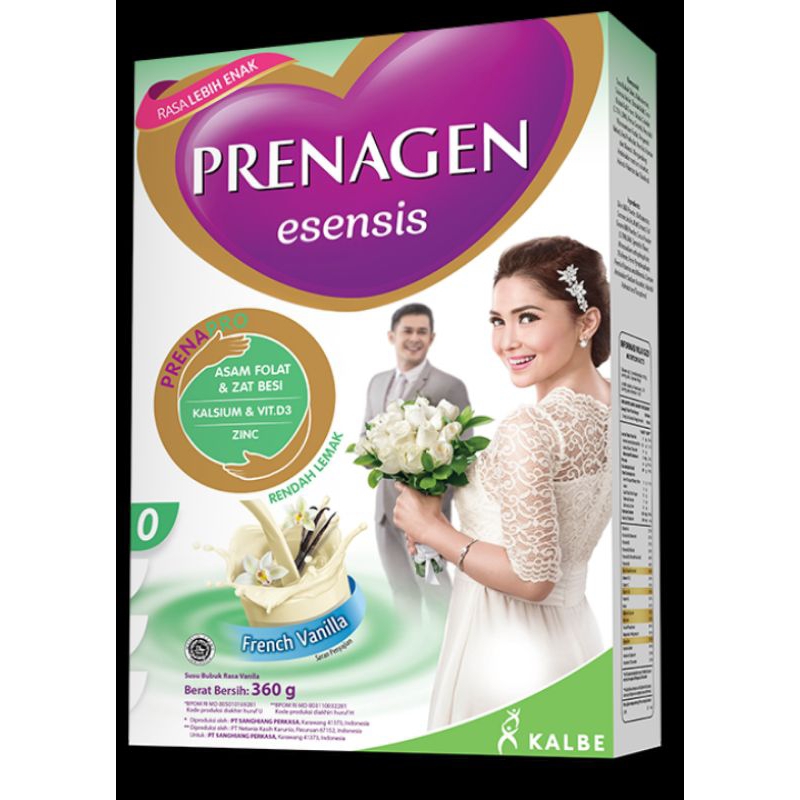 Jual PRENAGEN ESENSIS susu persiapan kehamilan rasa velvety cokelat dan ...