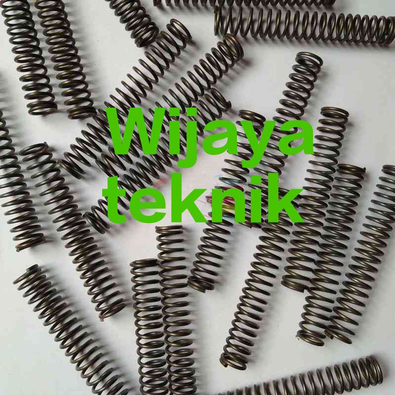 Jual per spring tekan baja od 7mm kawat 1mm panjang varian isi 3pcs ...