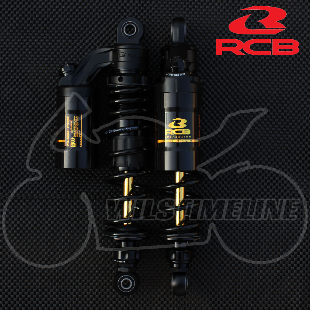Jual Shockbreaker RCB Type Flowpro Black Premium Series Ukuran 365mm untuk Honda PCX 160 ...