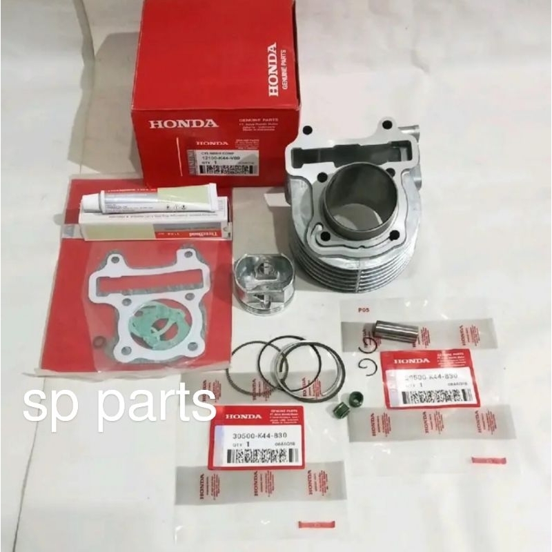 Jual BLOK SEHER KOMPLIT K44 CYLINDER HEAD + TOPSET + LEM HONDA BEAT POP ESP FI FREE SIL KLEP ...