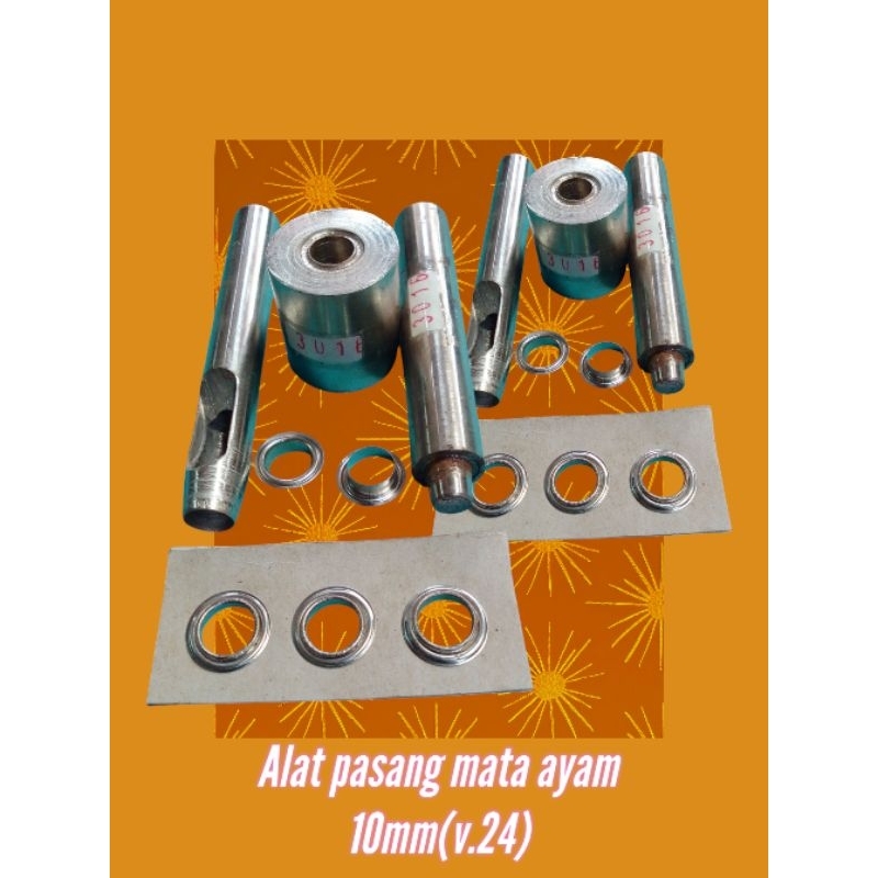 Jual Alat pasang mata ayam dan plong 10mm(v.24) | Shopee Indonesia