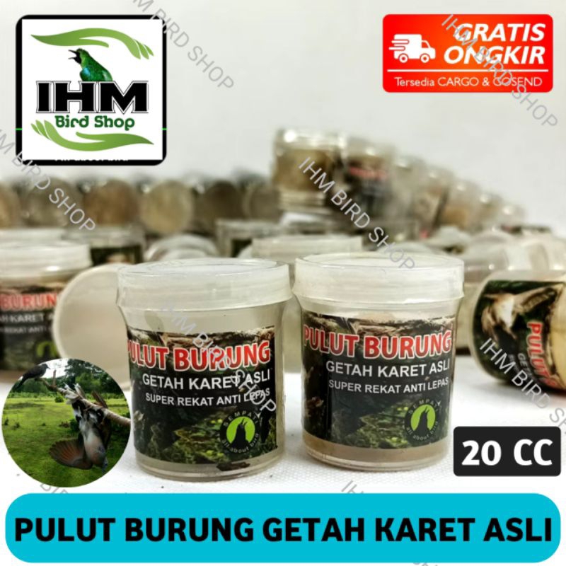 Jual IHM - Pulut Burung 20cc Isi Getah Karet Asli Lem Super Lengket ...
