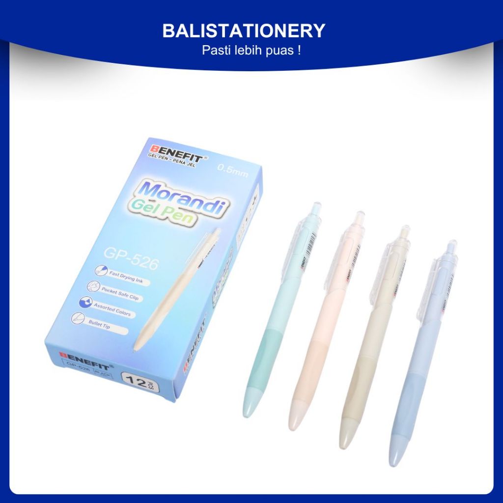 Jual Pulpen Pena Gell Morandi GP-526 Benefit | Shopee Indonesia