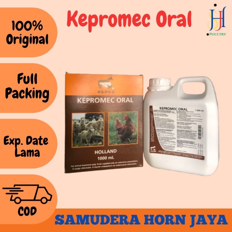 Jual Kepromec Oral 1L Obat Kutu Scabies Demodex Gudik Cacing Hewan ...