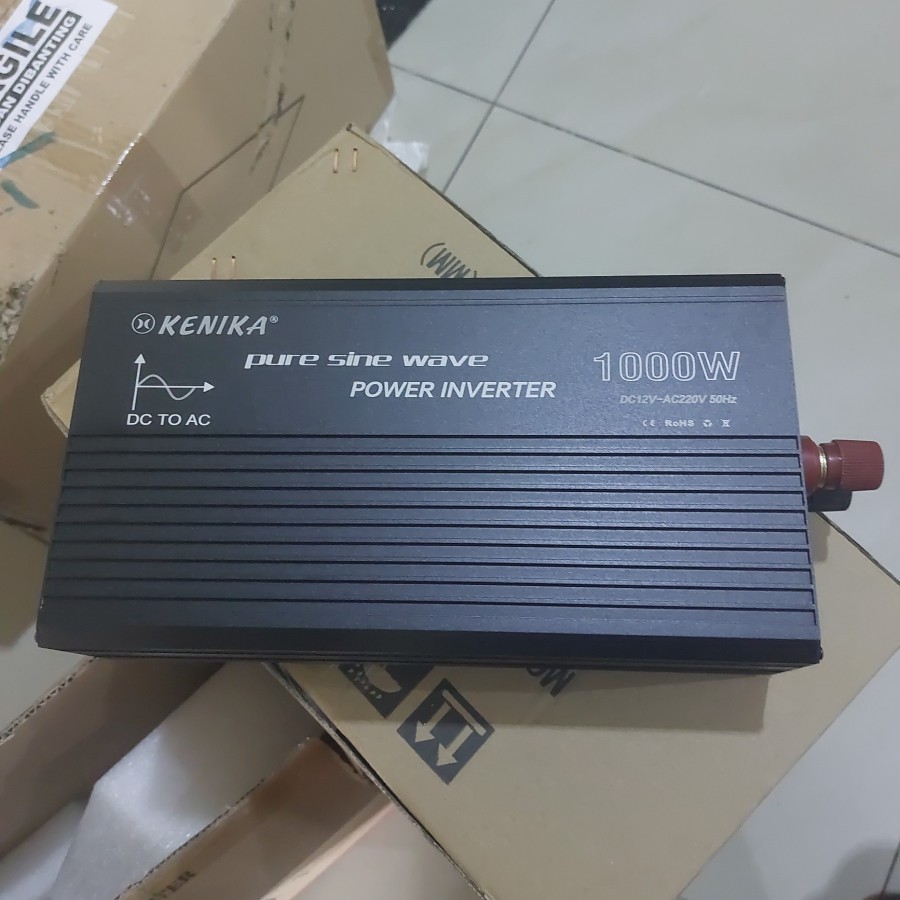 Jual KENIKA Power Inverter 1000W PSW-1000 | 12V | 24V DC to AC | Shopee ...