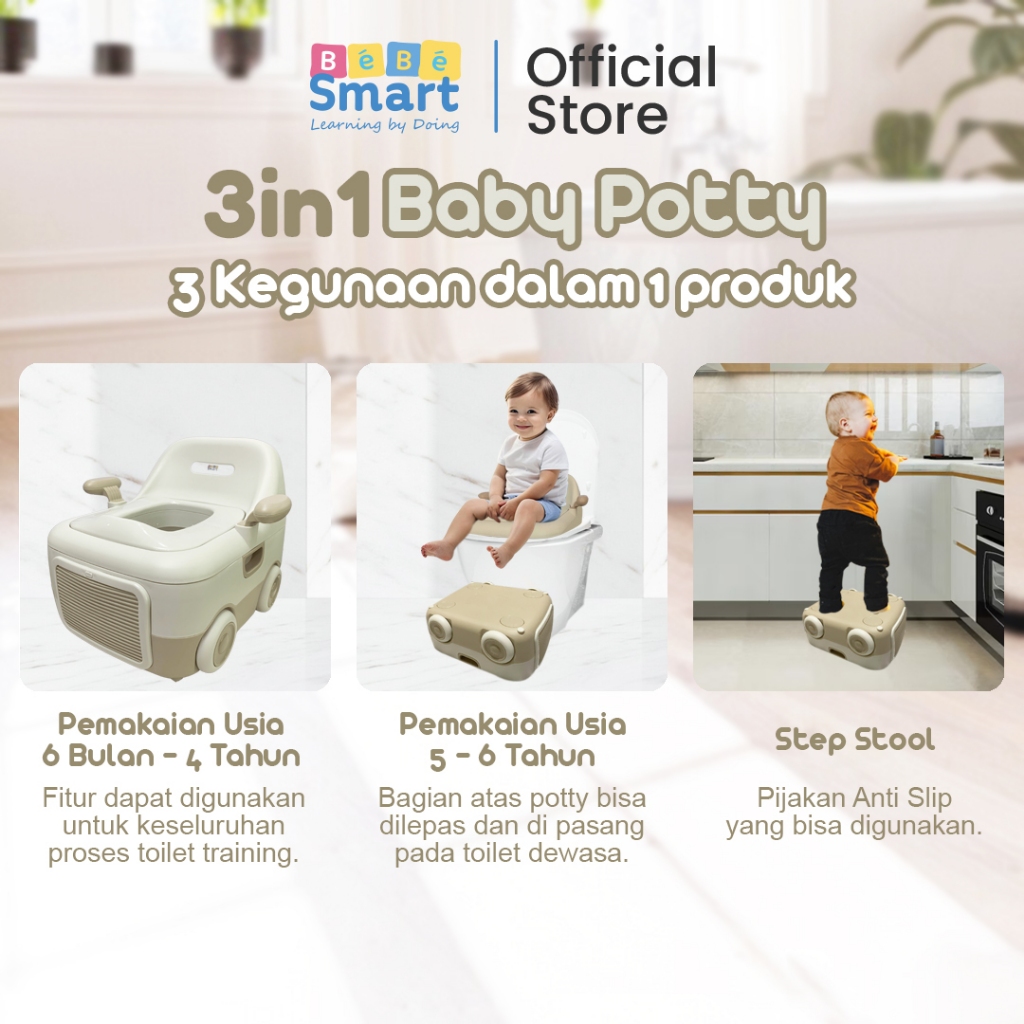 Jual BEBE SMART Toilet Training Anak / Potty training / Pispot anak ...