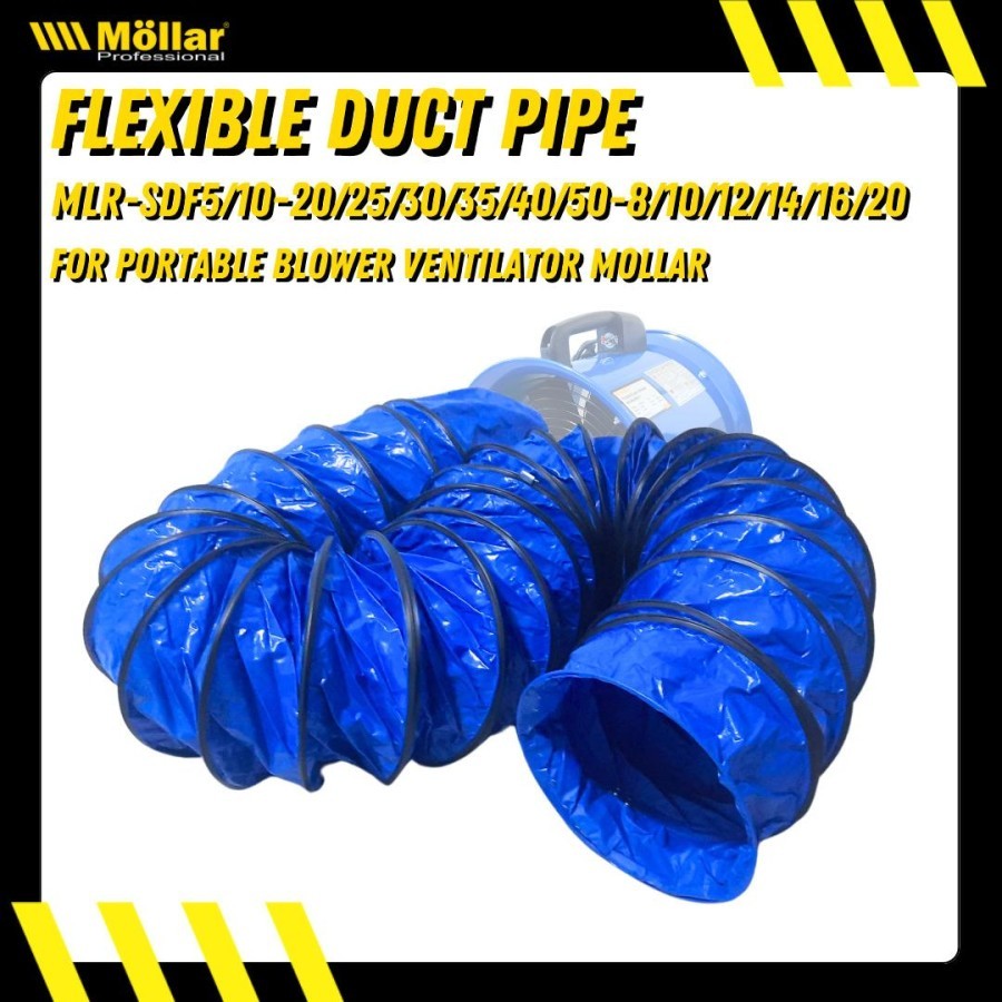 Jual Selang Portable Ventilator 10 inch/12 inch 5 meter Flexible Duct ...