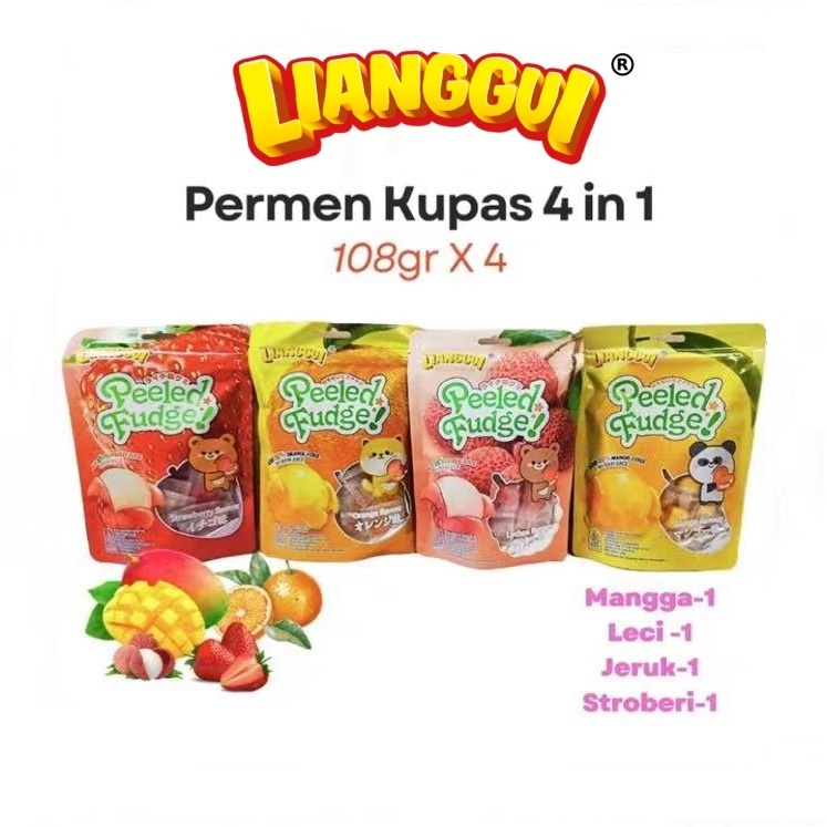 Jual 【Halal】LIANGGUI PAKET KOMBO 4 RASA PERMEN LUNAK VIRAL I PEELED ...