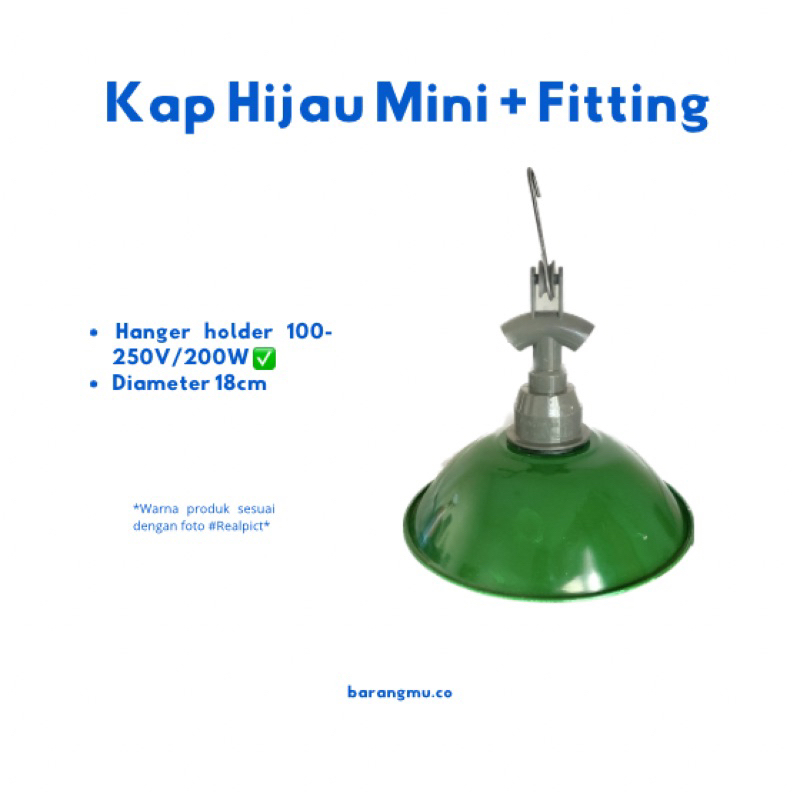 Jual KAP WD LAMPU GANTUNG HIJAU + FITTING LAMPU GANTUNG E27 | Shopee Indonesia
