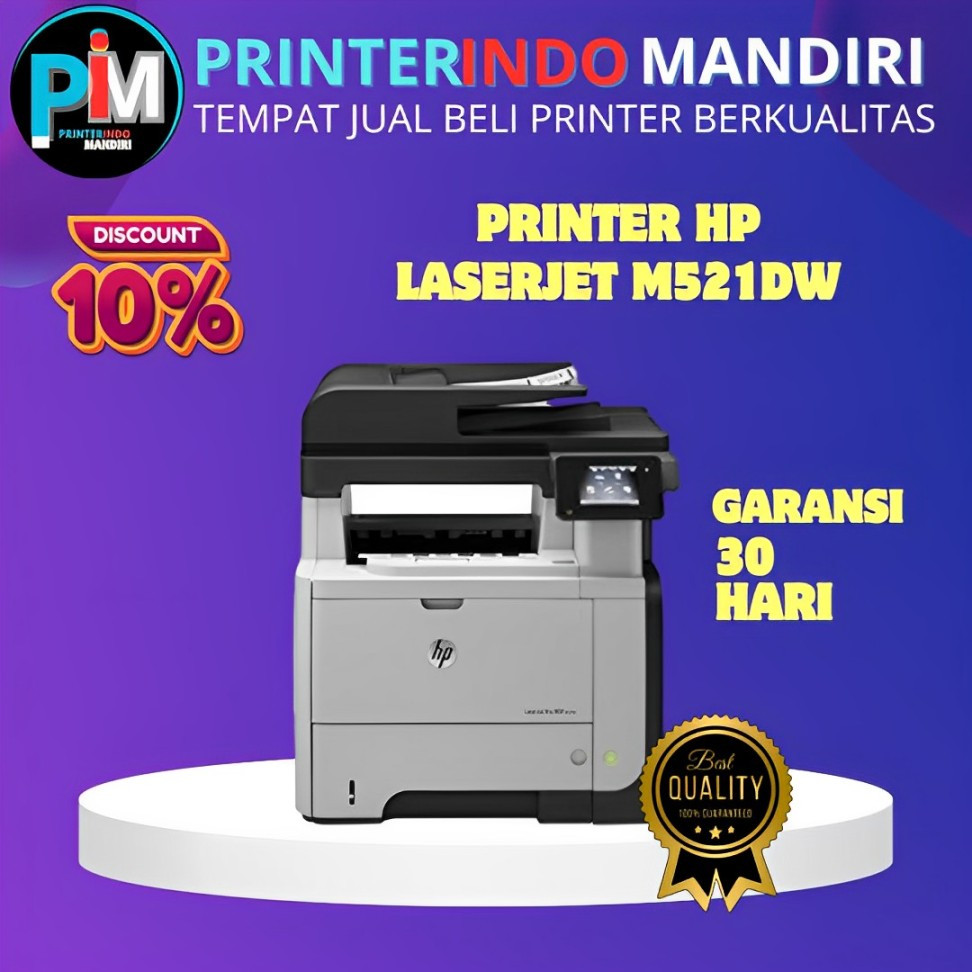 Jual Printer Hp Laserjet M521dw Duplex Wireless second siap pakai murah ...