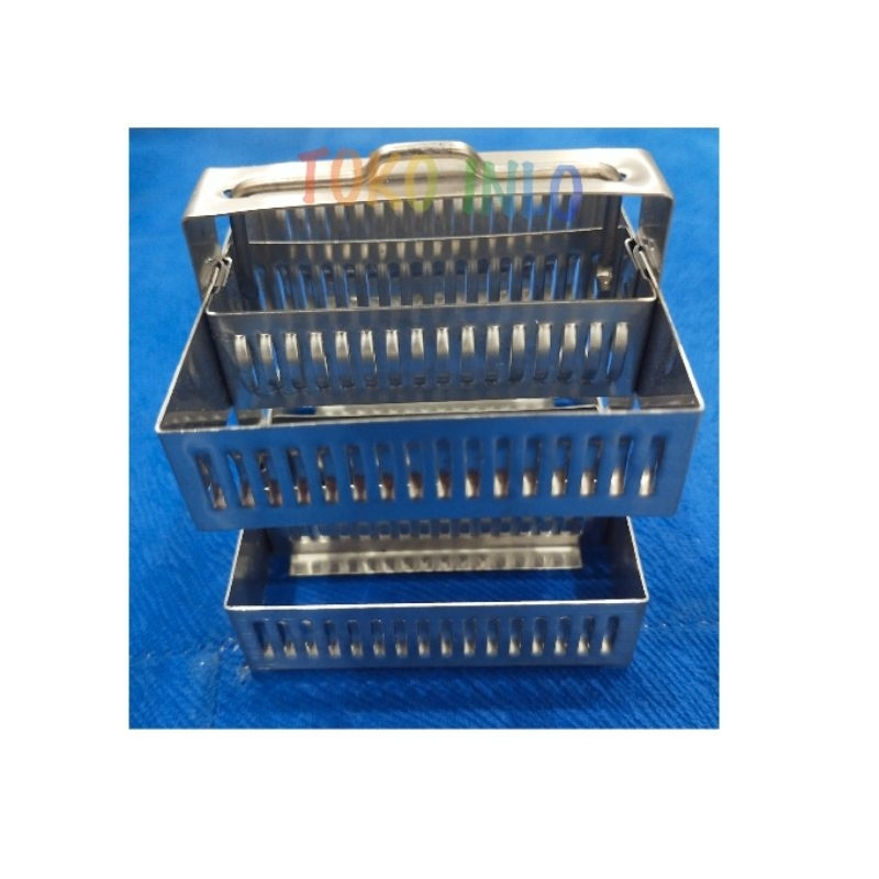 Jual Rak Pewarnaan/Staining Rack Stainless Steel 32 Slide | Shopee ...