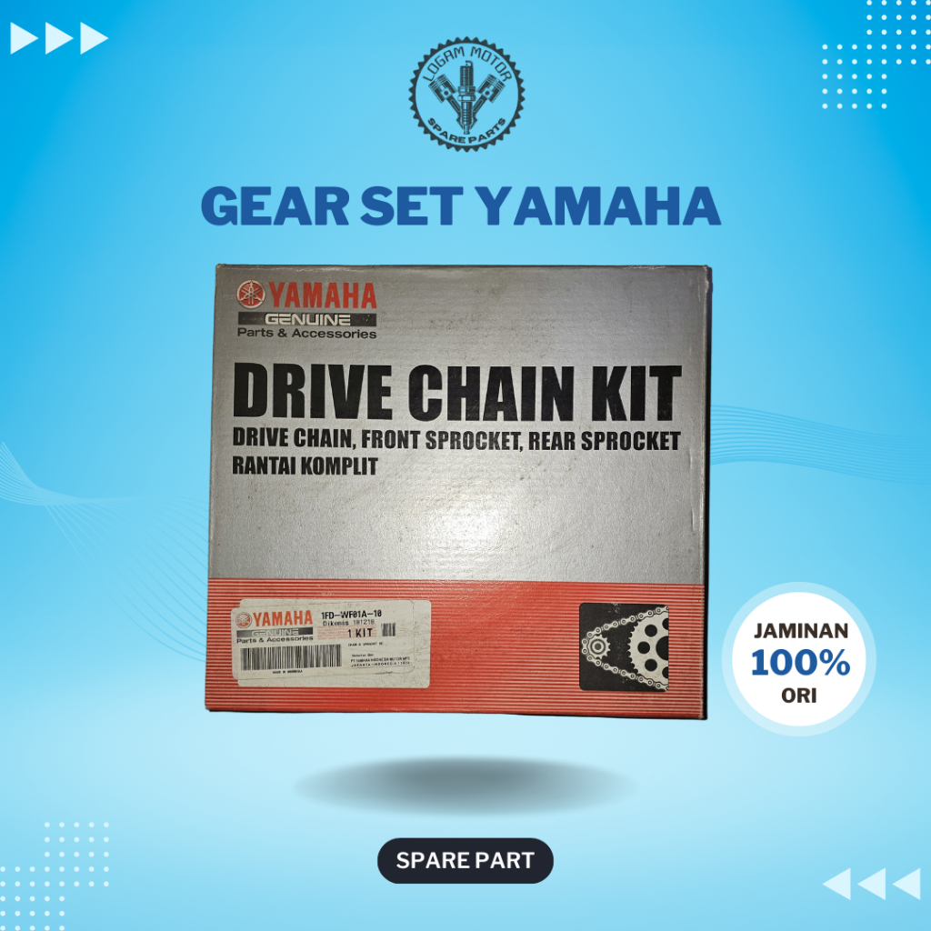 Jual Rantai Roda Kit (Drive Chain Kit) Yamaha - Force-F1 | Shopee Indonesia
