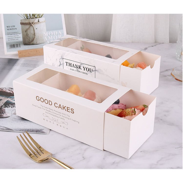 Jual box kue premium 10 pcs / box kue serba guna / box bolu gulung ...