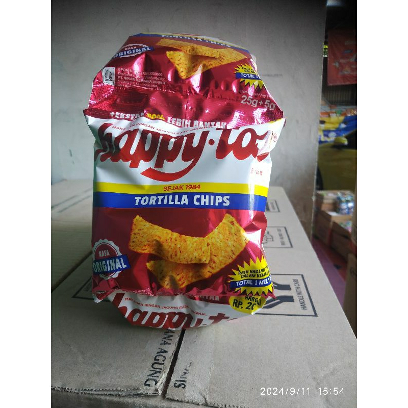 Jual snack happy tos tortilla chip 10 pis | Shopee Indonesia