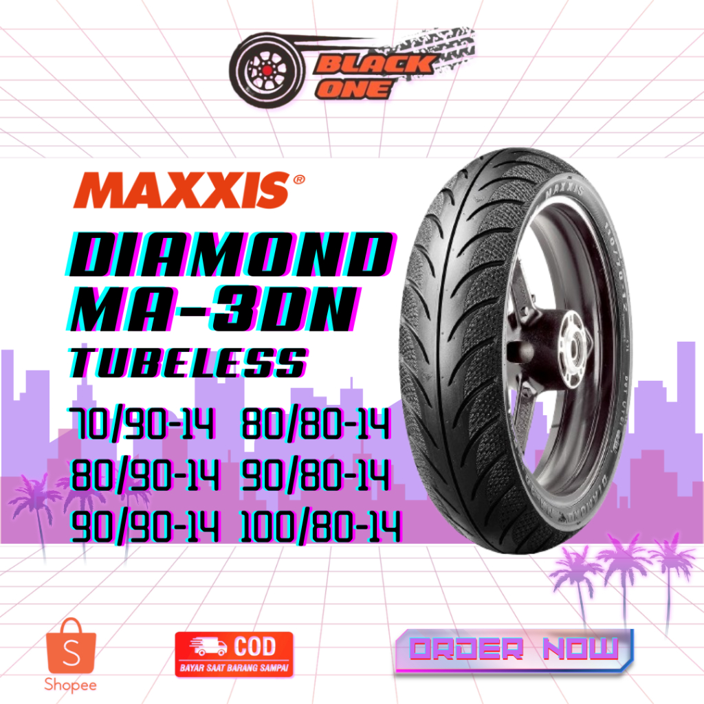 Jual BAN TUBELESS MAXXIS DIAMOND-MA-3DN | BAN MOTOR | Shopee Indonesia