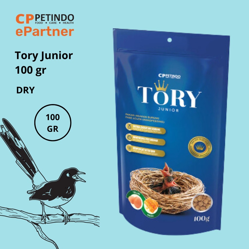 Jual Tory Junior Bird food CPPETINDO - 100gr | Shopee Indonesia