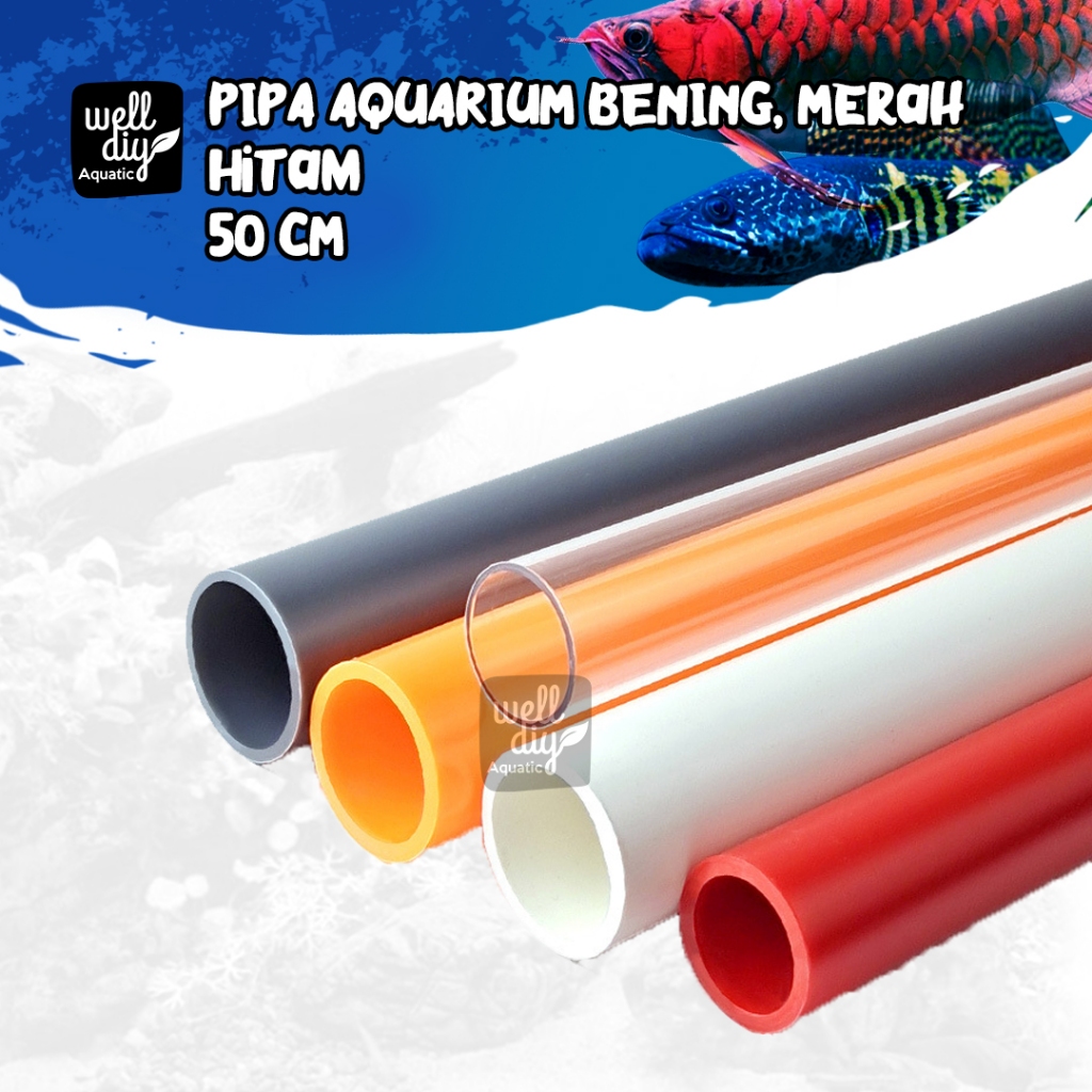Jual Pipa Aquarium Bening Filter Filtrasi 5/8 - 50 cm | Shopee Indonesia