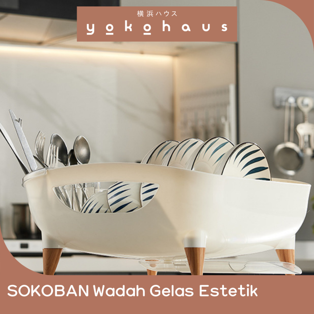 Jual YOKOHAUS - SOKOBAN Peniris Cucian Piring Mangkok Minimalis Rak ...