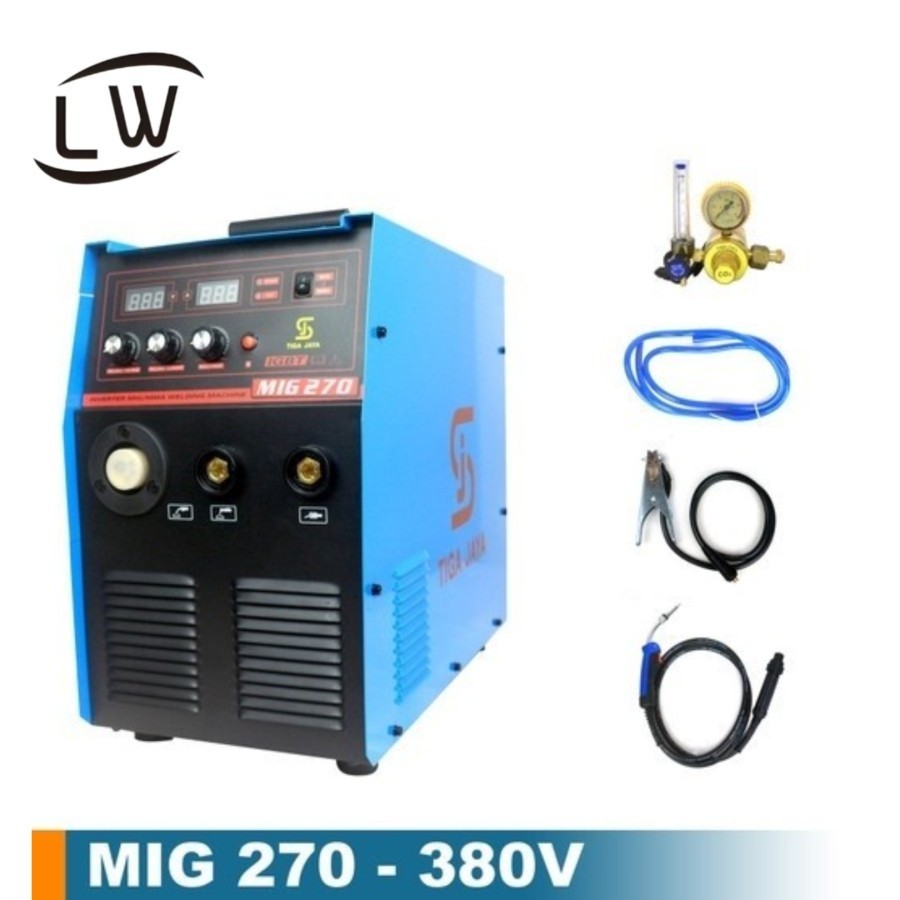 Jual MESIN TRAFO LAS MMA & MIG 270 / WELDING MACHINE ARGON TIGA JAYA ...