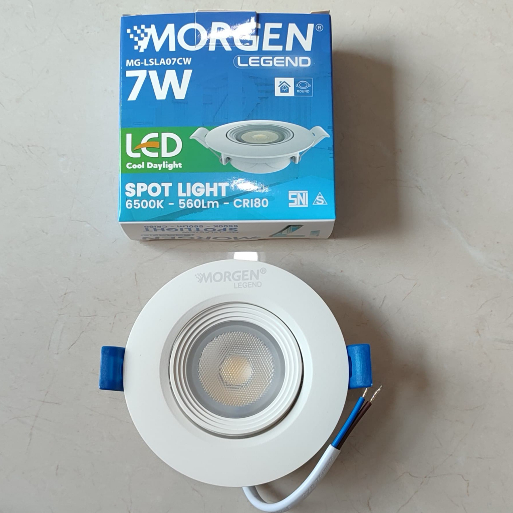 Jual MORGEN LAMPU LED NEW SPOT LIGHT LEGEND SERIES 5W-7W 6500K COOL DAYLIGHT SNI BERKUALITAS ...