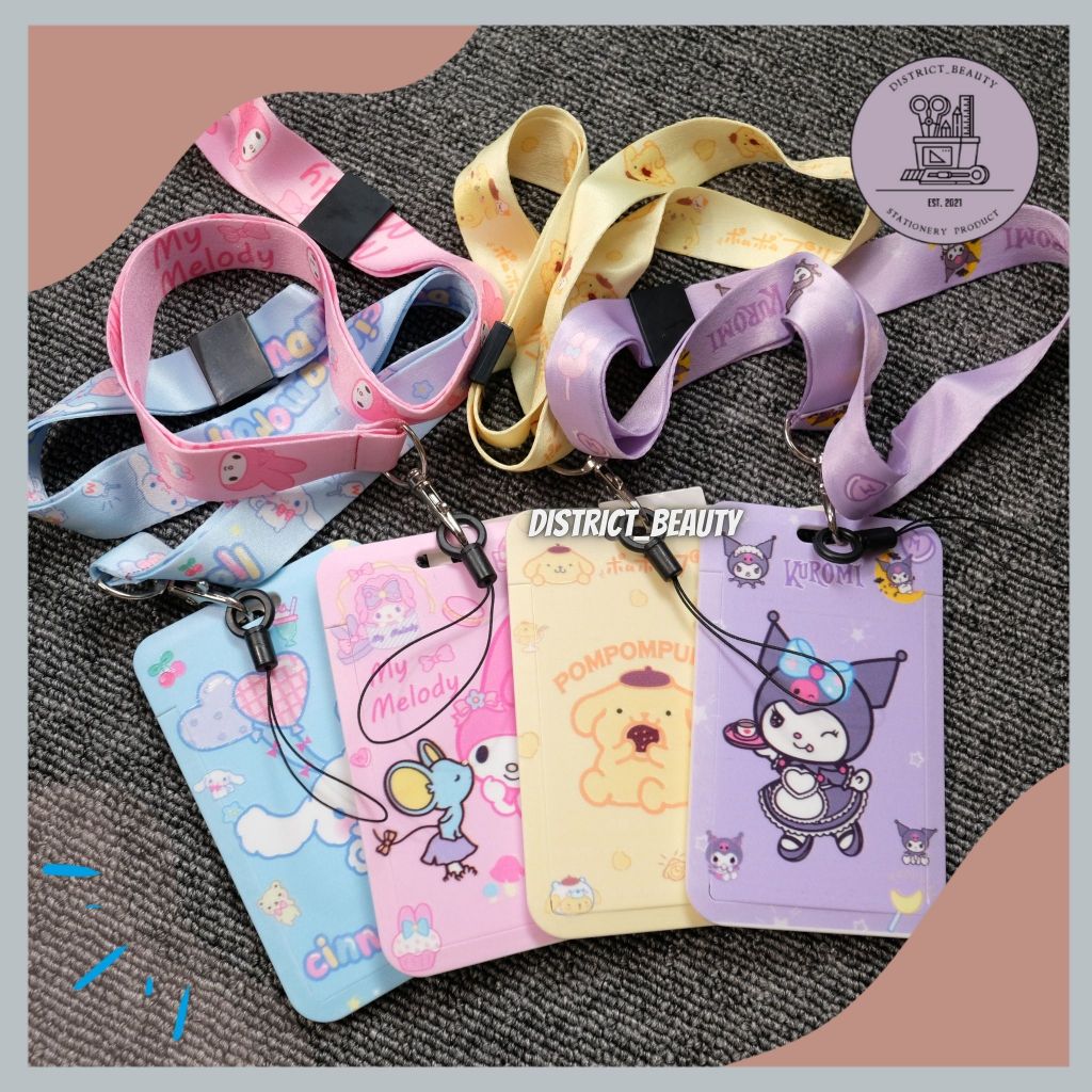 Jual ID CARD KARAKTER SANRIO PASTEL COLORS NAME TAG ID CARD PHOTO ID ...