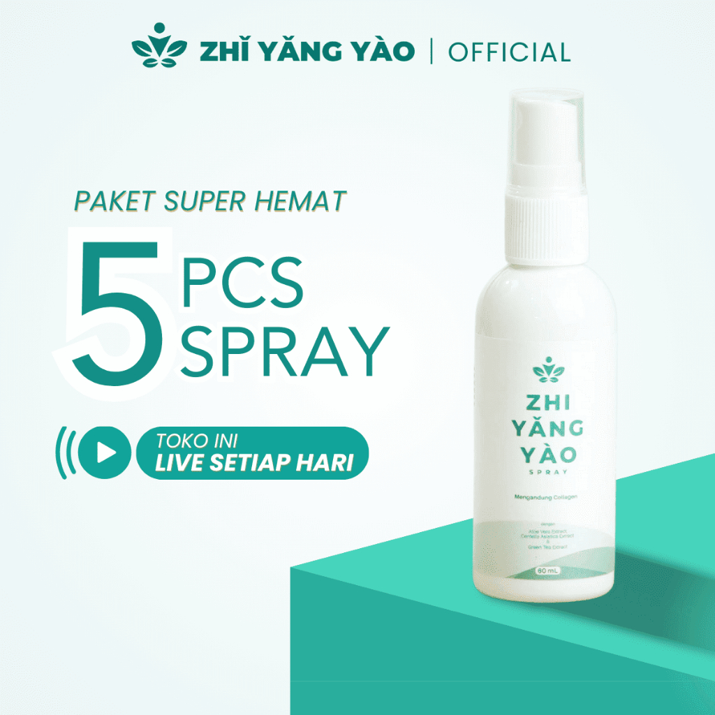 Jual ZHI YANG YAO Spray Beli 5 Antibacterial Antiseptic Kulit 60 mL ...