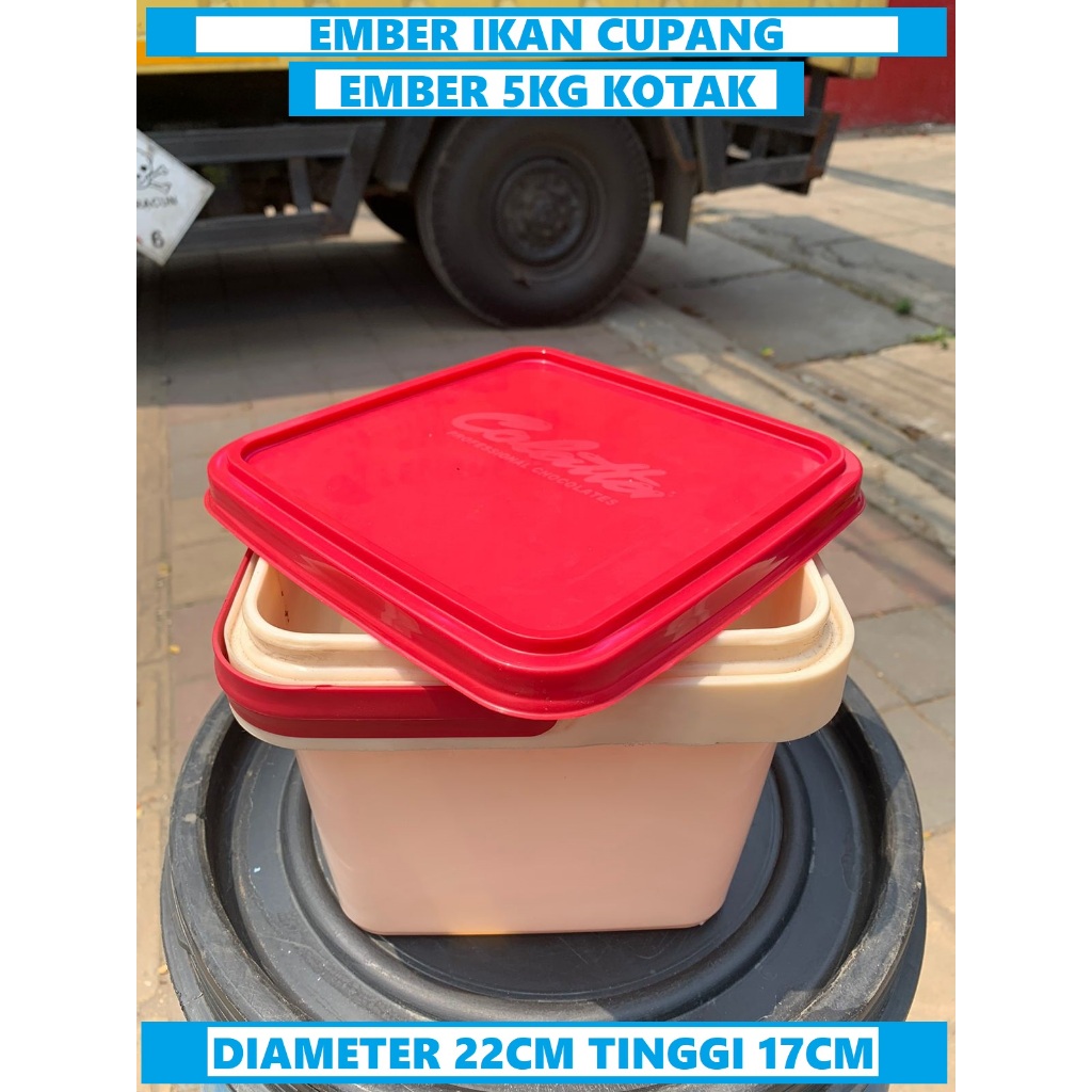 Jual Ember 5kg/Box Bekas Adonan Cake/Bakery /Ice Cream kotak 5Kg ...