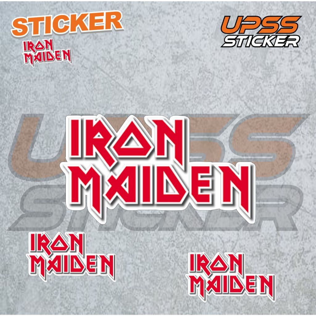 Jual Stiker Sticker Iron Maiden Case Phone Logo Brand Band Aesthetic ...