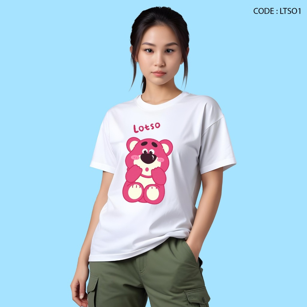 Jual Kaos wanita kartun t-shirt kartun LOTSO LTSO1 | Shopee Indonesia