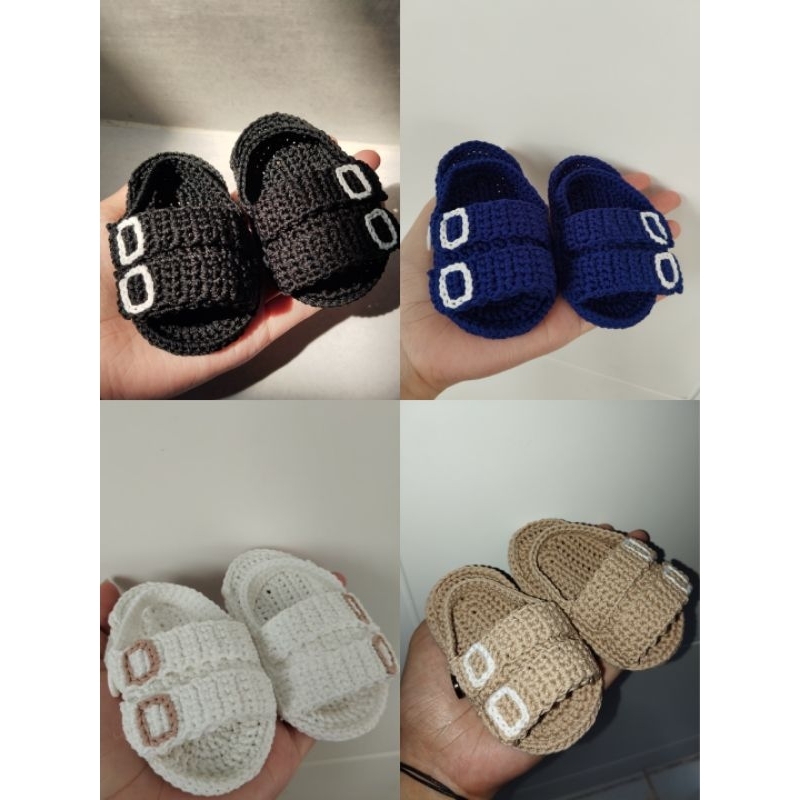 Jual sandal rajut baby boy newborn | Shopee Indonesia