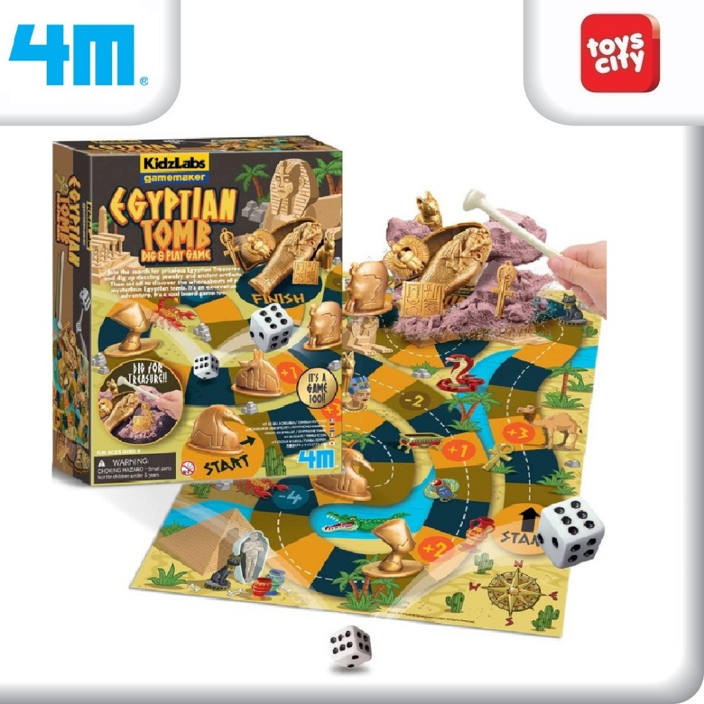 Jual 4M KidzLabs Egyptian Tomb Play Science & Exploration Kit Dig for ...