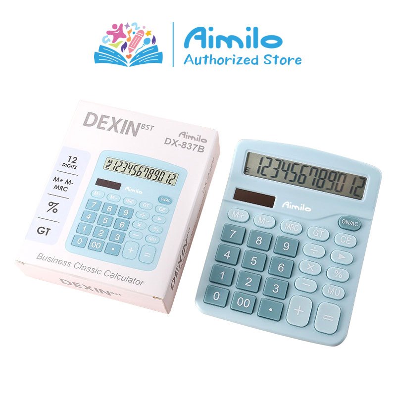 Jual Aimilo Kalkulator Digital 12-Bit Dual Energi Baterai dan Energi ...