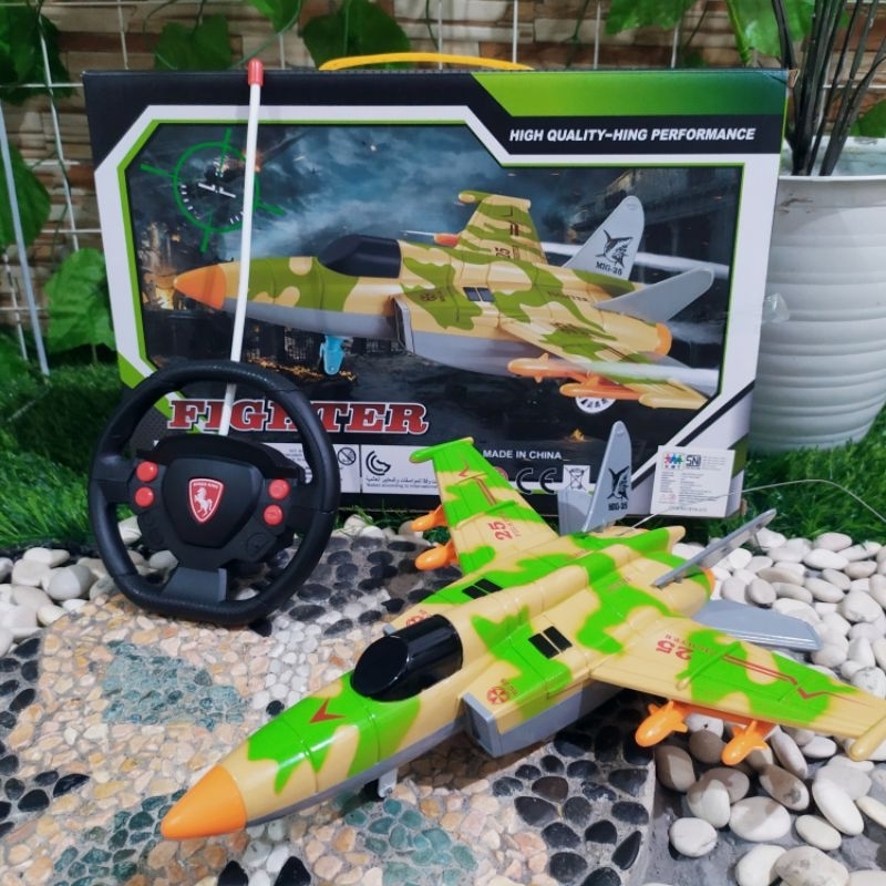 Jual RC JET TEMPUR ARMY - REMOTE CONTROL PESAWAT ANAK REMOT KONTROL ...
