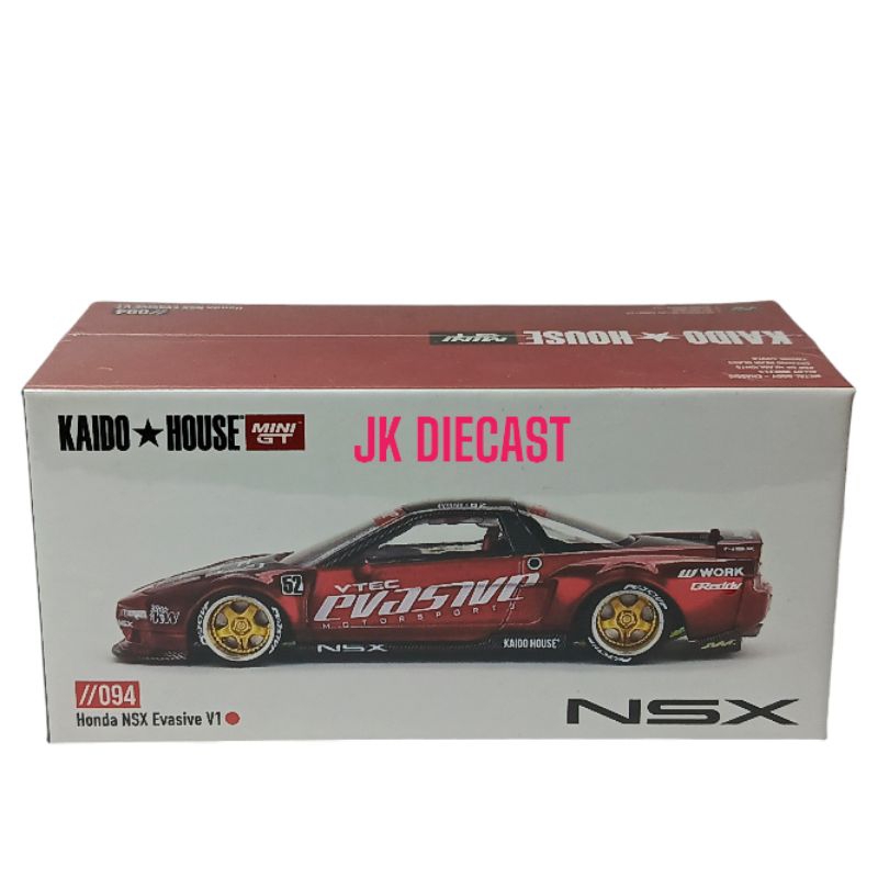 Jual MINI GT KAIDO HOUSE HONDA NSX EVASIVE V1 RED / MERAH | Shopee ...